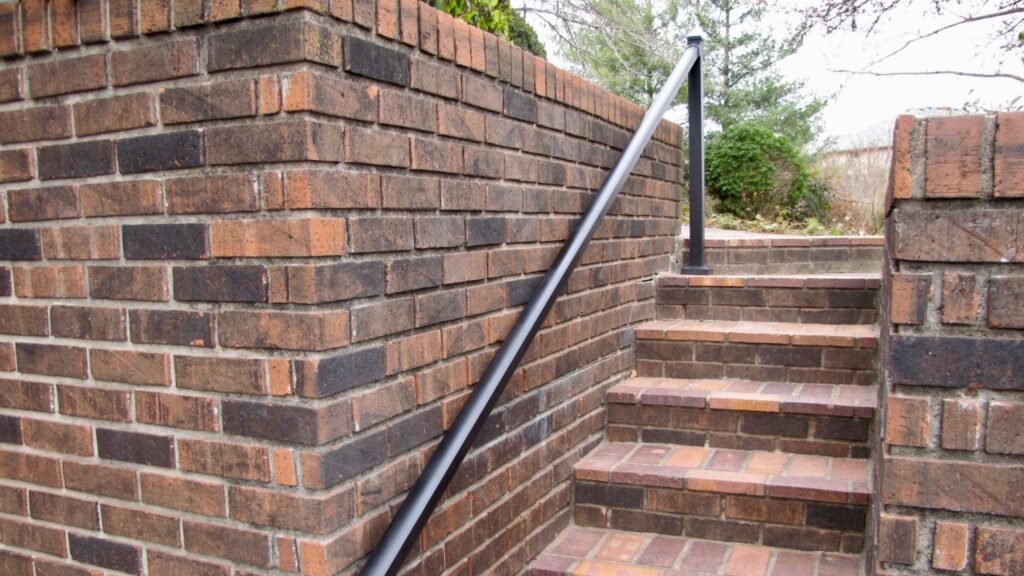 Handrails on Stairs - Aluminum Handrail Direct